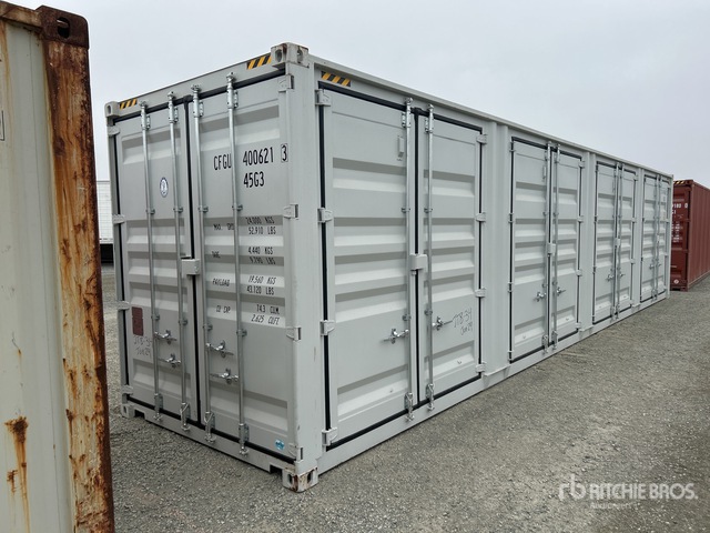 2024 AGT 40 ft HQ 40 ft High Cube Multi-Door Storage Container (Unused ...