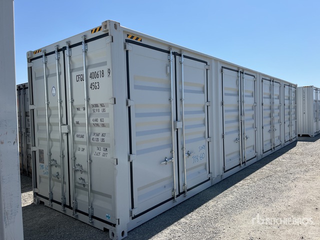2024 AGT 40 ft HQ 40 ft High Cube Multi-Door Storage Container (Unused ...