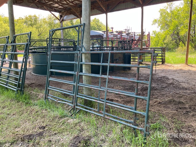 Quantity of (2) Hi-Hog 10 ft x 7 ft Steel Man Livestock Gate | Ritchie ...