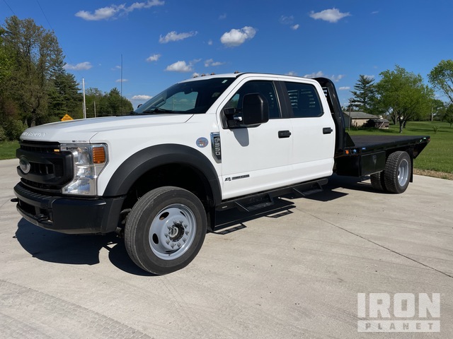 2021 Ford F-550 XL 4x4 Crew Cab Flatbed Truck in Fort Wayne, Indiana ...