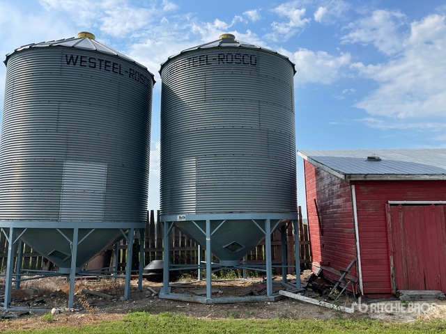Westeel-Rosco +/- 2250 bu 6 Ring Hopper Grain Bin | Ritchie Bros ...
