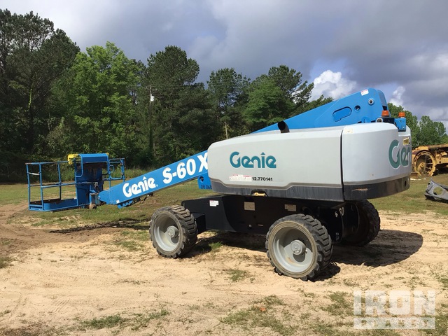 2017 Genie S-60X 4WD Diesel Telescopic Boom Lift in Mount Olive ...