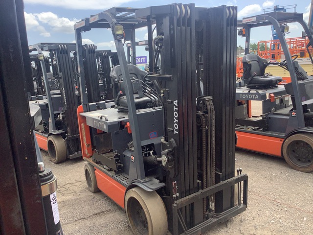 2017 Toyota 8FBCHU25 Electric Forklift in South Vienna, Ohio, United ...