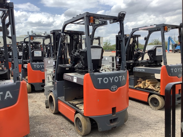 2017 Toyota 8FBCHU25 Electric Forklift in South Vienna, Ohio, United ...
