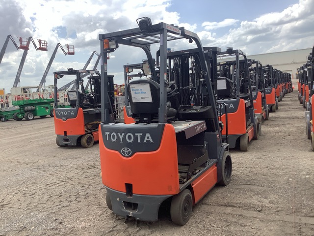 2017 Toyota 8FBCHU25 Electric Forklift in South Vienna, Ohio, United ...