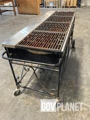 LAZY MAN Charcoal Type Gas Broiler Grill Barbecue Patio Cooking in ...