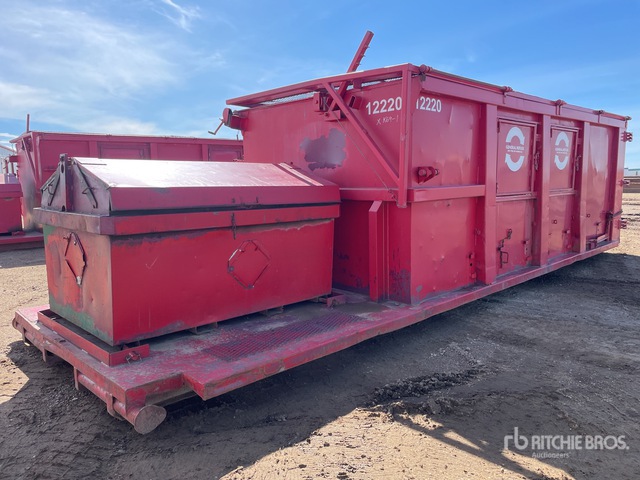 Custom Built 28m3 Skid-Mounted Waste Container | Ritchie Bros. Auctioneers