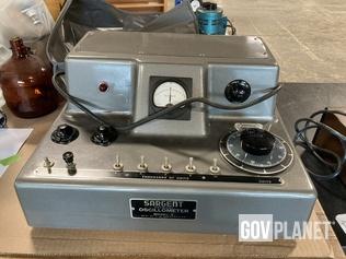 Vintage SARGENT - WELCH Chemical Oscillometer Science Chemistry Test ...