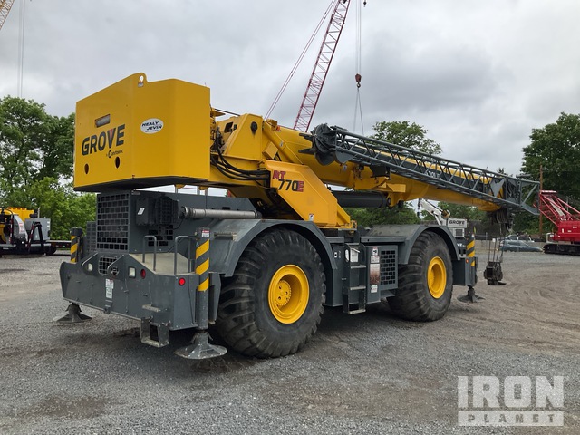 2015 Grove RT770E 140000 lb 4x4x4 Rough Terrain Crane in Prospect Park ...