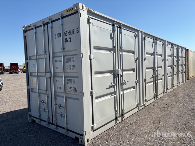 2024 KJ K40HC-4 40 ft One-Way High Cube Multi-Door Storage Container ...