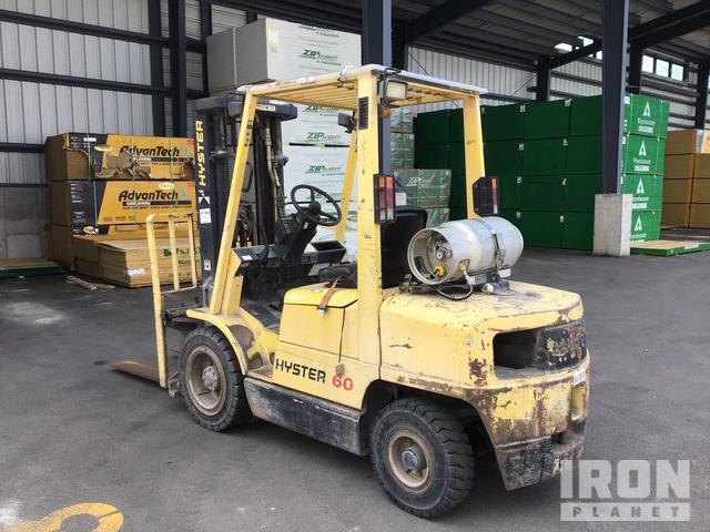 2000 Hyster H60XM 5300 lb Pneumatic Tire Forklift in Carbondale ...