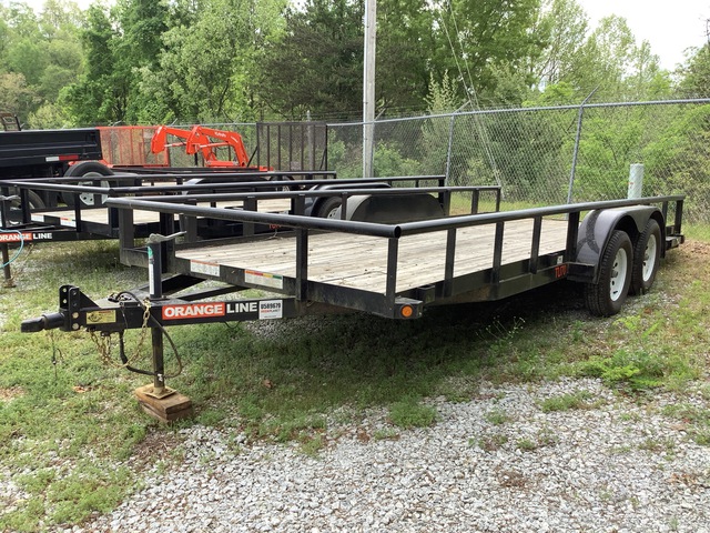 CNMI /Orange Line TU70-18BK4AR2B 18 ft T/A Utility Trailer in Franklin ...
