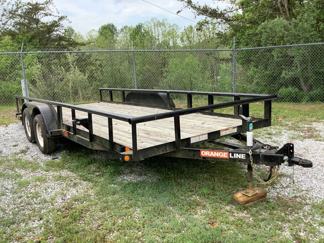CNMI /Orange Line TU70-18BK4AR2B 18 ft T/A Utility Trailer in Franklin ...