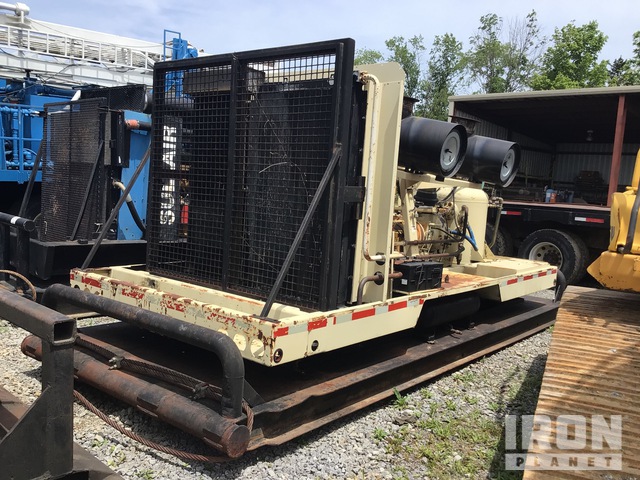 2003 Ingersoll Rand HP1070WCAT 1070 cfm Skid-Mounted Air Compressor in ...