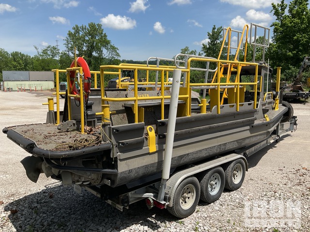Aluminum Chambered Boats MKIII Bridge Erection Work Boat w/2016 Boat ...
