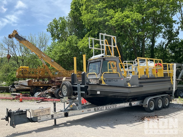 Aluminum Chambered Boats MKIII Bridge Erection Work Boat w/2016 Boat ...