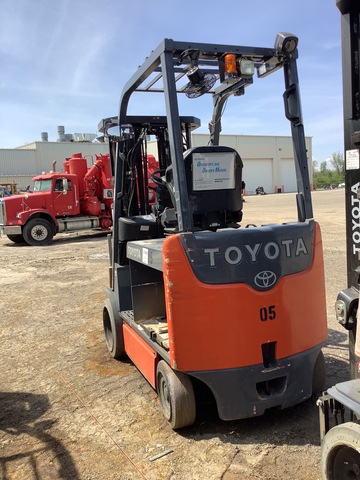 2018 Toyota 8FBCHU25 Electric Forklift in South Vienna, Ohio, United ...