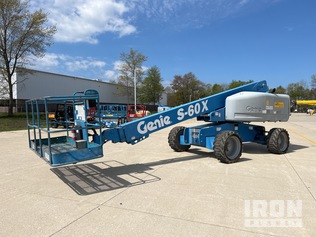 2013 Genie S-60X 4WD Diesel Telescopic Boom Lift in Norton Shores ...