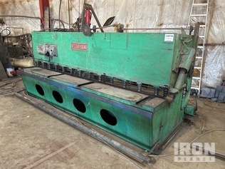 Pearson 10012 Press Brake, Linden, Alberta, Canada (IronPlanet Article ...
