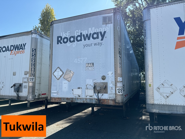 1998 Wabash 53 ft x 102 in T/A Van Trailer | Ritchie Bros. Auctioneers