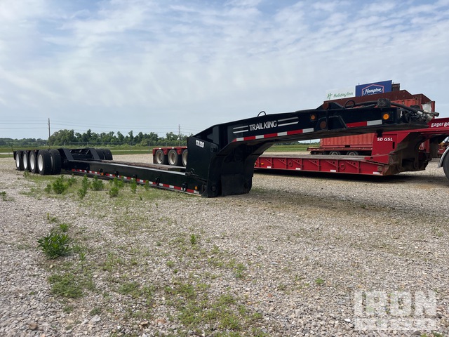 1991 Trail King Tri/A Beam Removable Gooseneck Lowboy Trailer in Dexter ...