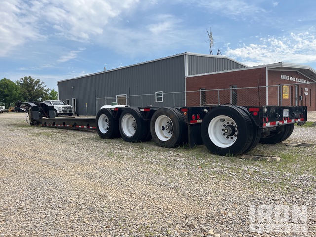 1991 Trail King Tri/A Beam Removable Gooseneck Lowboy Trailer in Dexter ...