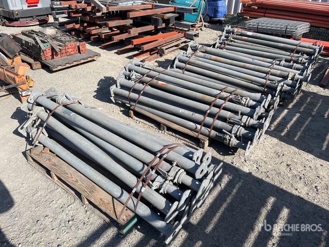 Quantity of (90) 6 ft x 12 ft High Extendable Galvanized Shoring Posts ...