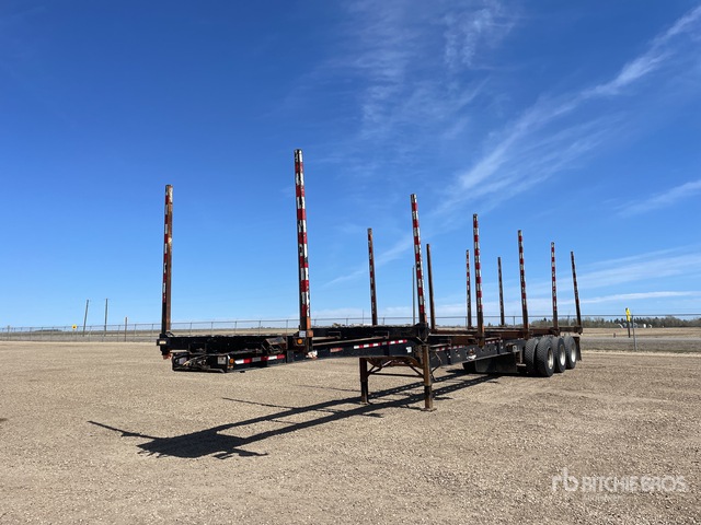 2015 Doepker 51 ft Tri/A Hayrack Log Trailer | Ritchie Bros. Auctioneers