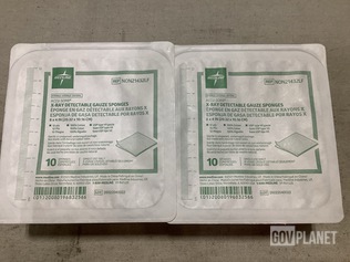 Surplus (33) Packages of Medline NON21432LF Accu-Sorb X-Ray Detectable ...