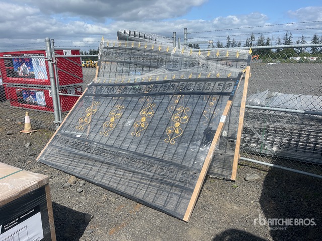 TMG MG20 20 ft x 7 ft Wrought Iron Bi-Parting Driveway Gate (Unused ...