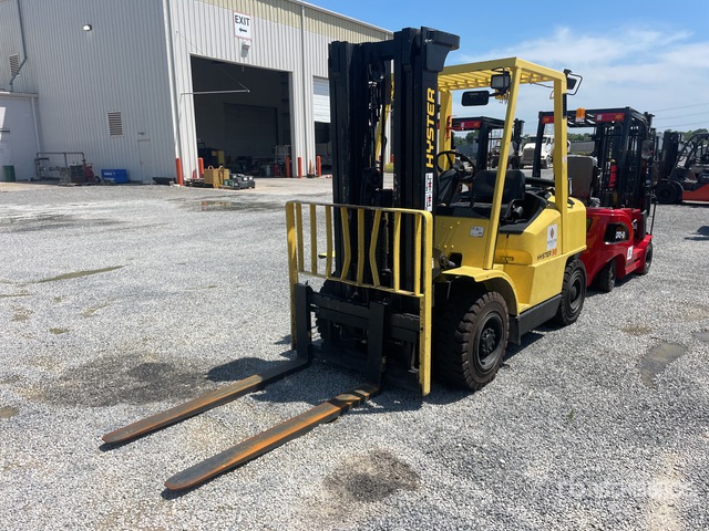 2005 Hyster H80-XM 8000 lb Pneumatic Tire Forklift (Inoperable ...