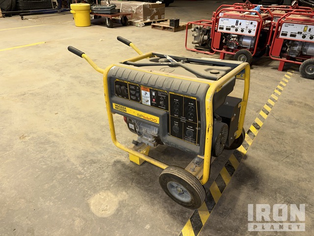 2017 Wacker Neuson GP6600A 6.6 kW Skid-Mounted Portable Generator Set ...