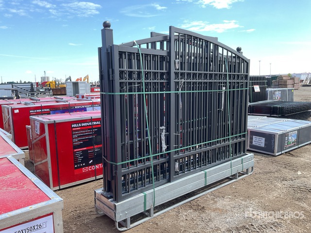 Quantity of (2) 2024 Suihe NFG-20FF-4 20 ft x 7 ft Wrought Iron Bi ...