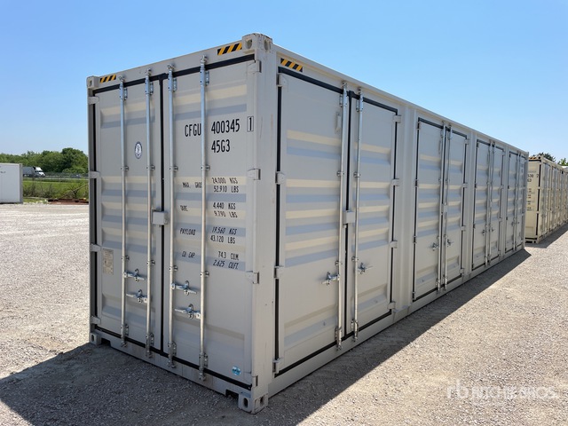 2024 AGT 40 ft HQ 40 ft One-Way High Cube Multi-Door Storage Container ...