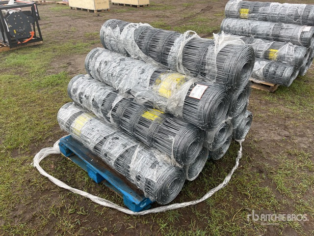 Quantity of (10) BYT FFC762 330 ft x 4 ft Galvanized Fencing (Unused ...