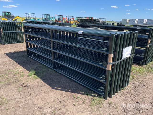 Quantity of (16) BYT MRG120 12 ft x 4 ft Steel Livestock Gate (Unused ...