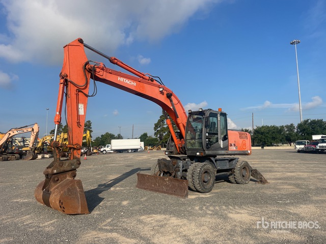 2013 Hitachi ZX220W-3 4x4 Highway Wheeled Excavator | Ritchie Bros ...