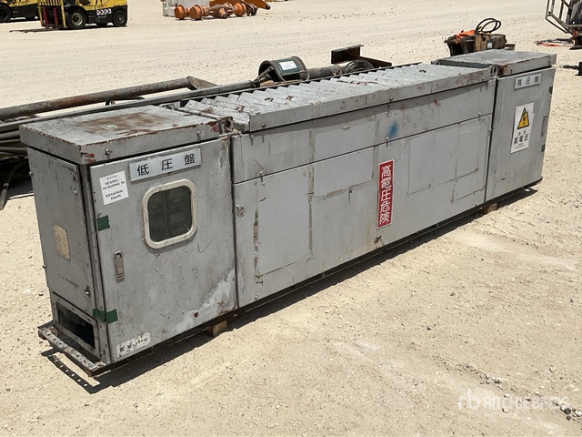2000 Yodogawa CD-M 300 KVA Dry Cubicle Inside Tunnel Transformer ...