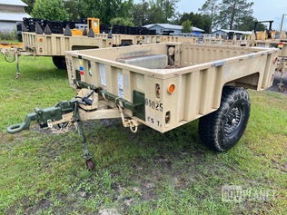 2005 US ARMY Tank Automotive Command M1101 Cargo Trailer in Lake Butler ...