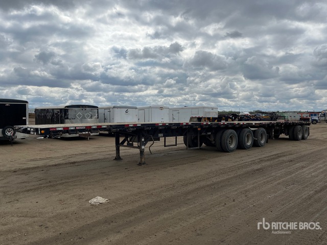 2018 Manac 32 ft Tri/A Super B-Train Lead Flatbed Trailer | Ritchie ...