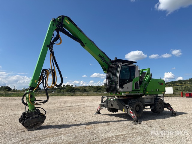 2020 Sennebogen 718 Pelle De Manutention Wheel Material Handler ...