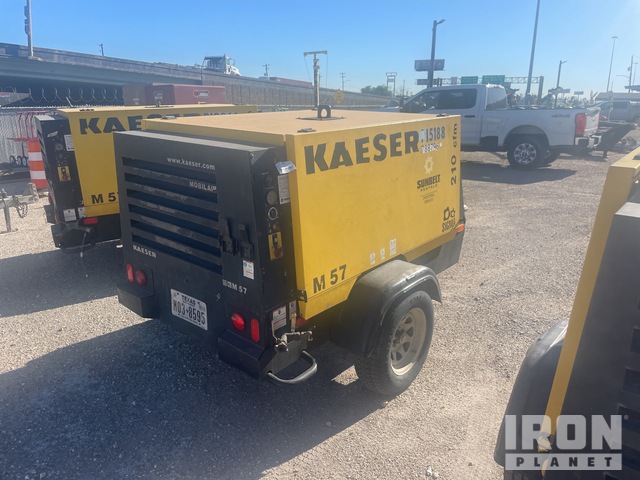 2012 Kaeser M57 210 cfm Mobile Air Compressor in Pasadena, Texas ...