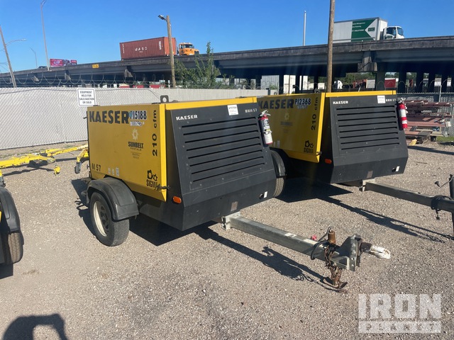 2012 Kaeser M57 210 cfm Mobile Air Compressor in Pasadena, Texas ...