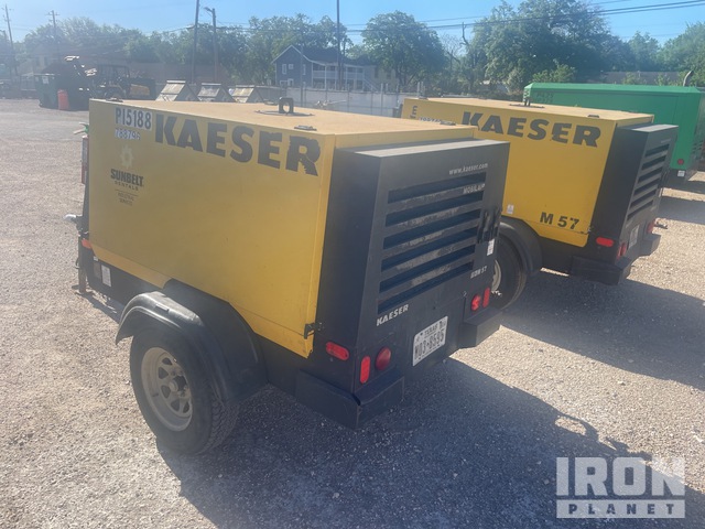 2012 Kaeser M57 210 cfm Mobile Air Compressor in Pasadena, Texas ...