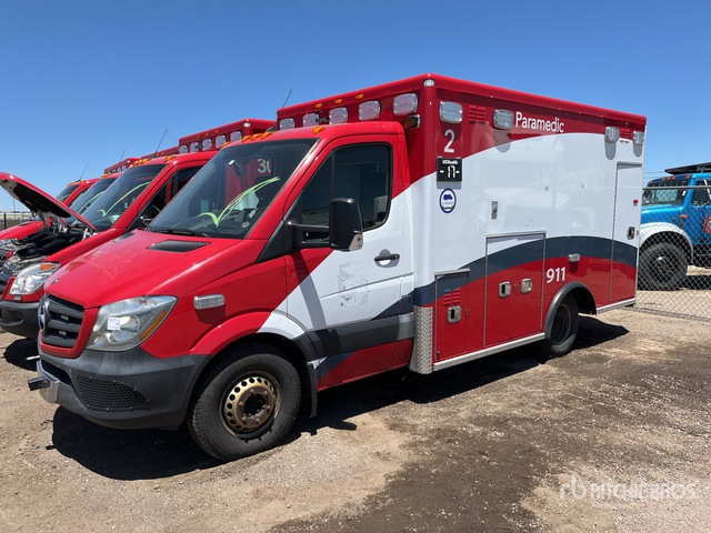 2014 Mercedes-Benz Sprinter 3500 AEV 4x2 Ambulance (Inoperable ...