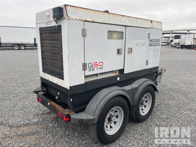 2017 Wacker Neuson G50 38 kW Mobile Generator Set in Humble, Texas ...
