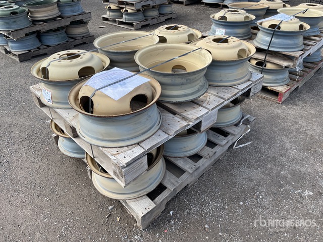 Quantity of dual wheel conventional style trailer rim Wheels | Ritchie ...
