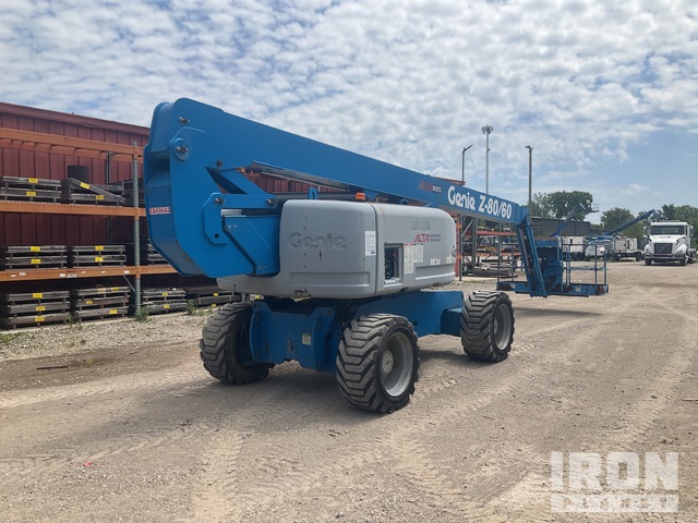 2015 Genie Z80/60 4WD Dual Fuel Articulating Boom Lift in Burton ...