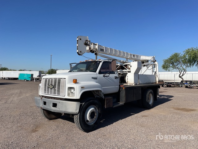Smeal 10TSRX 30000 lb Straight Boom on 1994 Chevrolet C7500 4x2 Boom ...