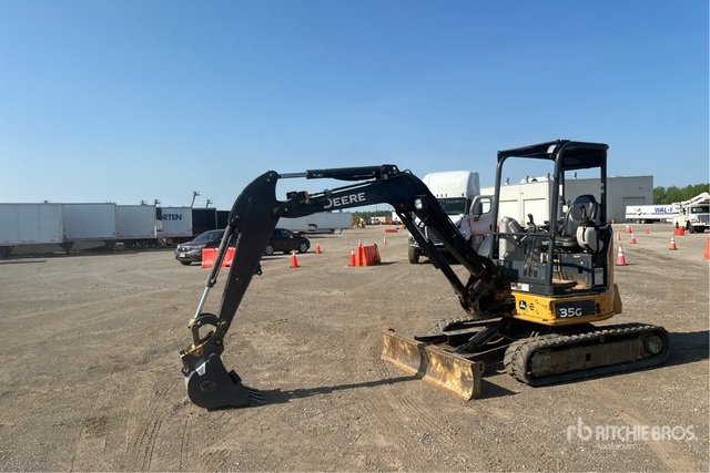 2016 John Deere 35G Mini Excavator | Ritchie Bros. Auctioneers